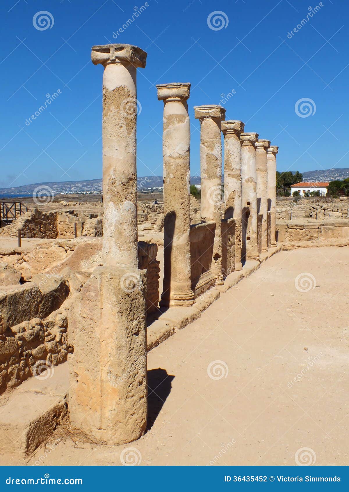 Ancient Greek Columns editorial photography. Image of rock - 36435452