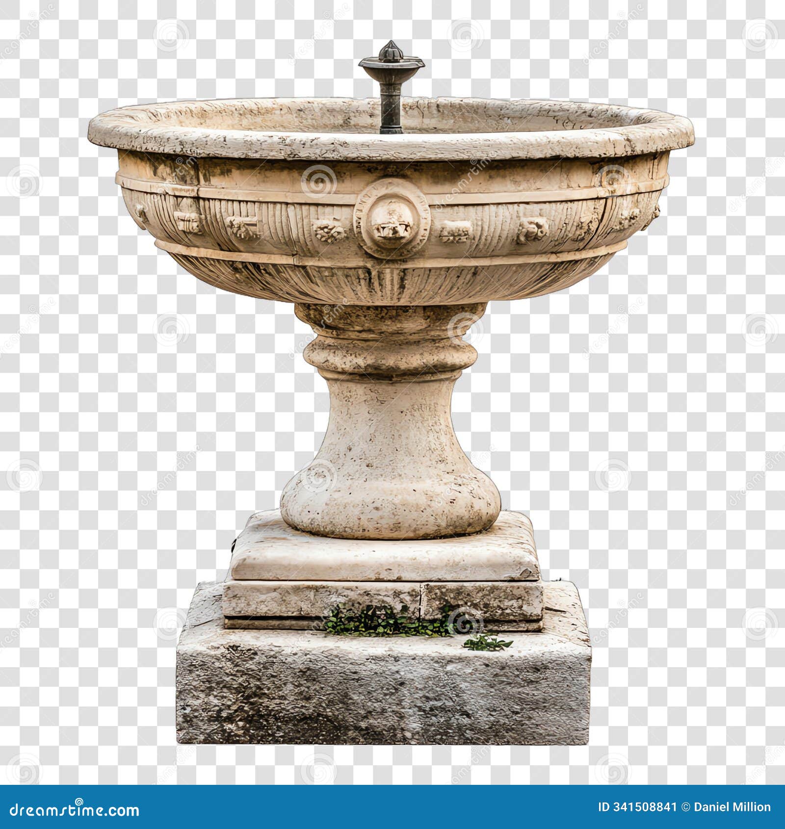 Ancient greek fountain stock illustration. Illustration of fountain ...