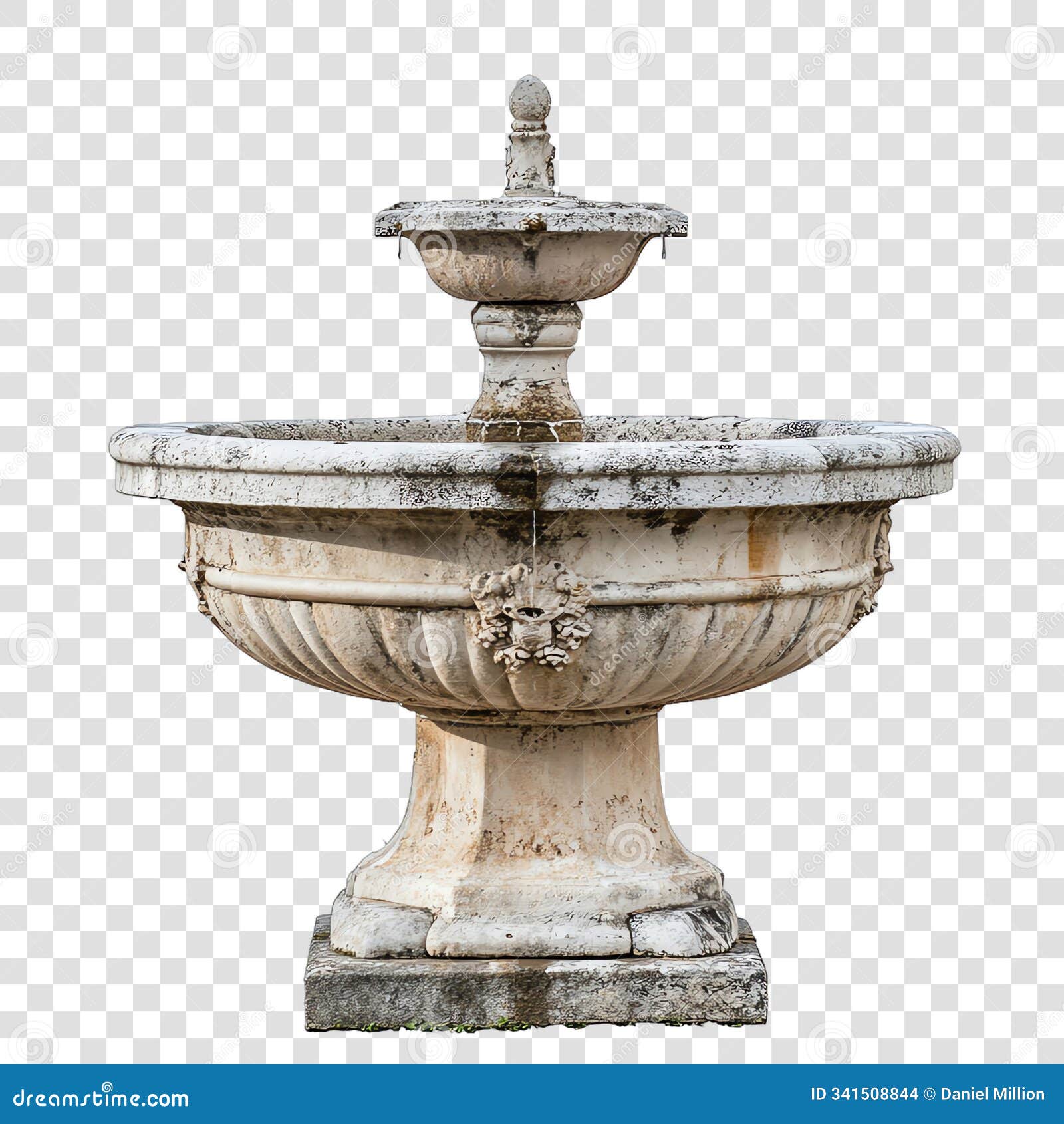 Ancient greek fountain stock illustration. Illustration of wallpaper ...