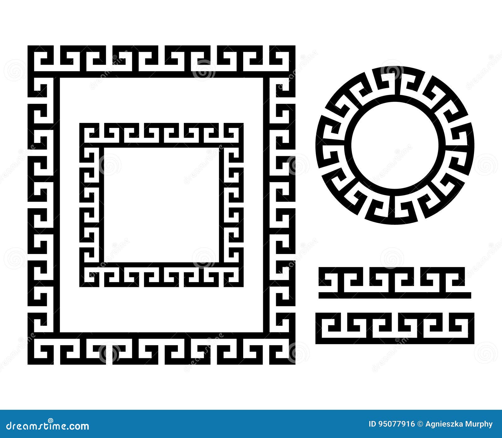 Ancient Greek Frame and Border - Key Pattern Form Greece Stock ...