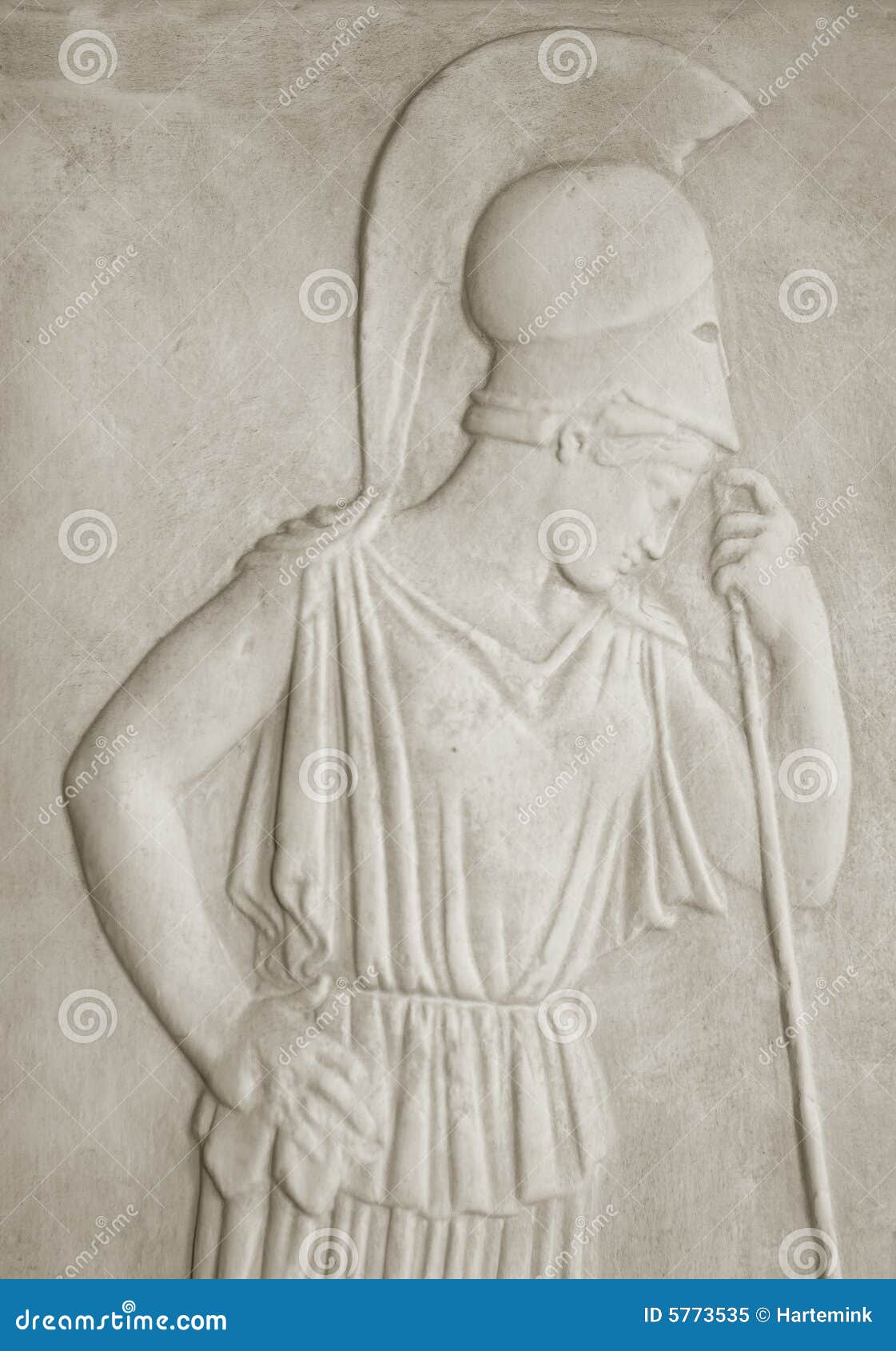Ancient Greek Goddess Athena Stock Image - Image of greece, drape: 5773535