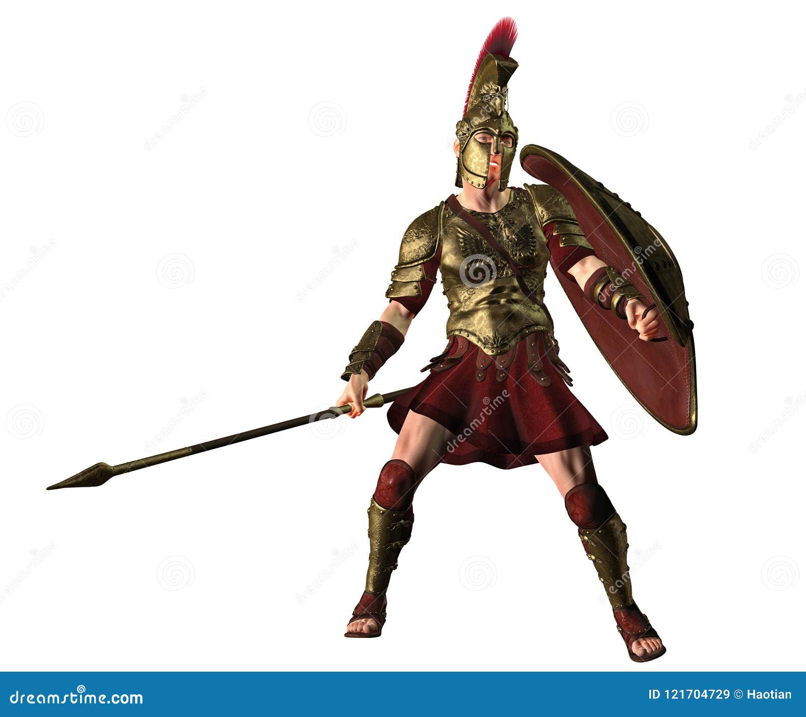 Ancient Greek Hoplite in Battle Stance Stock Illustration ... Ancient Greek Hoplite in Battle Stance Stock Illustration ...