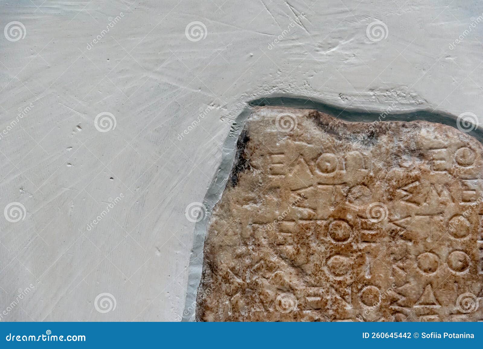 Ancient Greek Letters in Stone Stock Photo - Image of background, stone ...