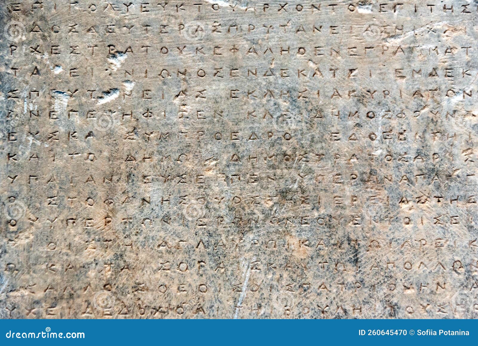 Ancient Greek Letters In Stone Royalty-Free Stock Image | CartoonDealer ...