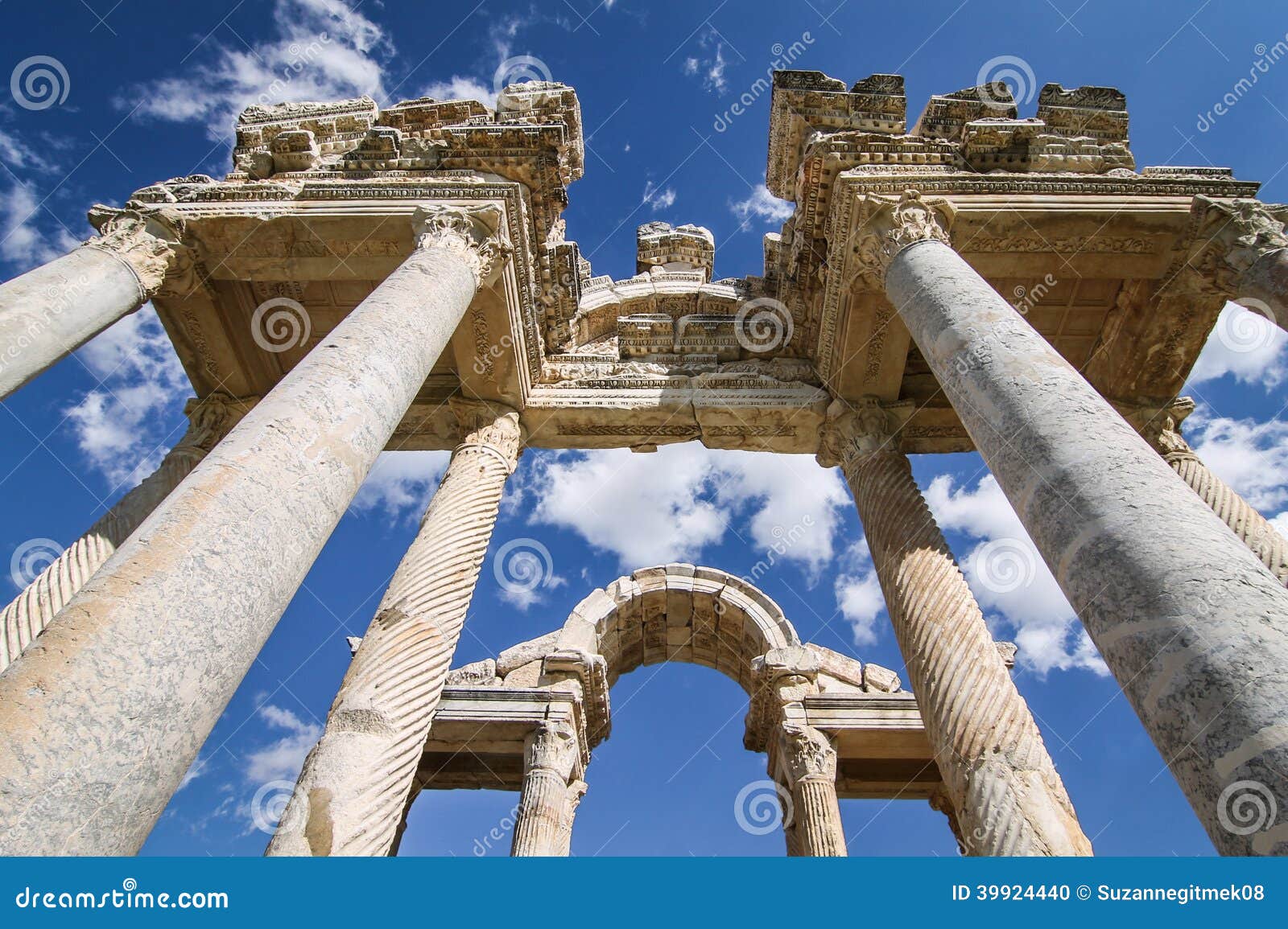 Ancient Greek Monument stock photo. Image of turkey, strength - 39924440