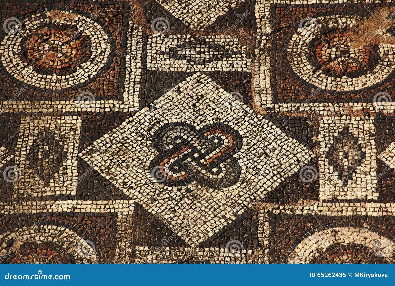 Ancient Greek Mosaics stock image. Image of mosaics, hellas - 65262435