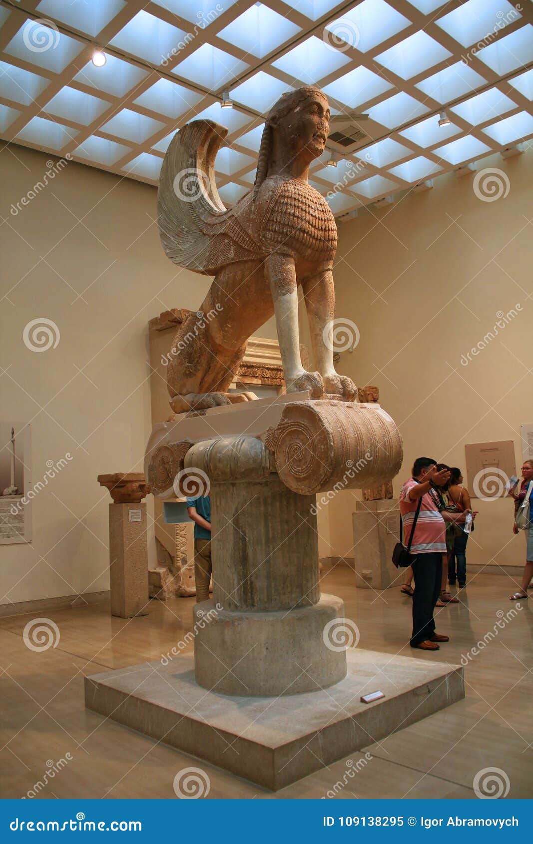 Ancient Greek Mythical Winged Creature Editorial Image - Image of ...