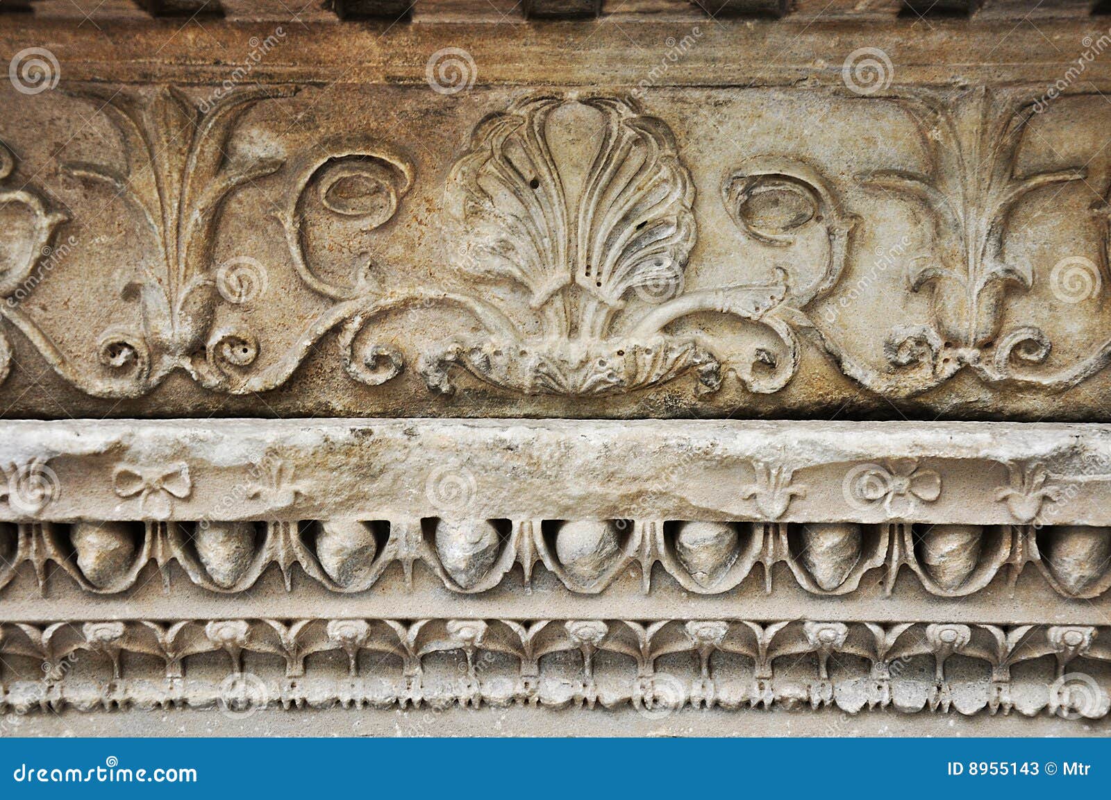 Ancient Greek Relief Detail Stock Image - Image of roman, ancient: 8955143