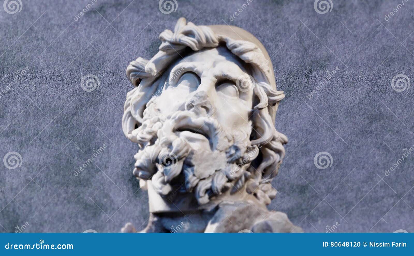 Ancient Greek Sculpture of Odysseus Stock Footage - Video of king ...