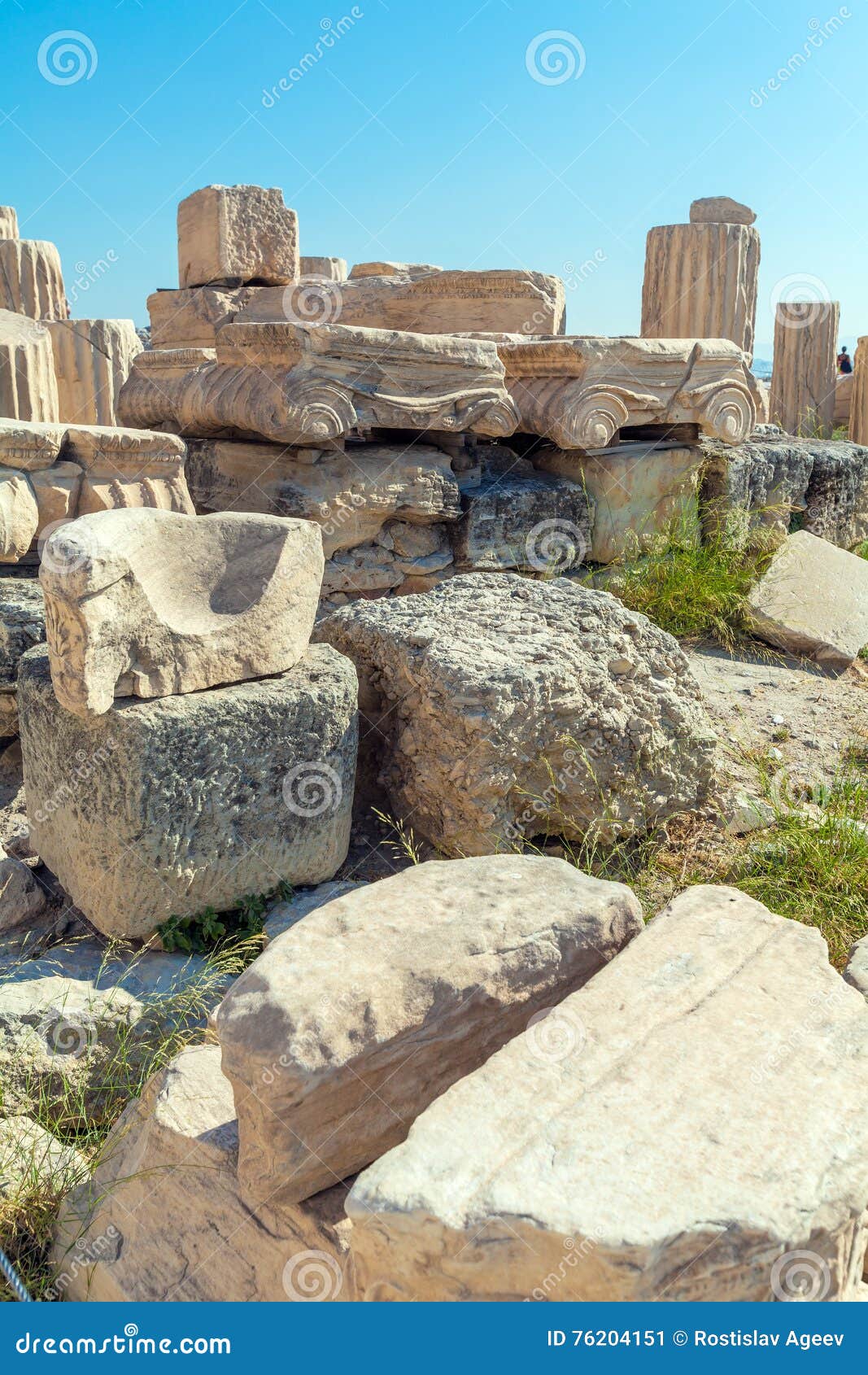 Ancient Greek Stone Carving, Acropolis Stock Image - Image of greece ...