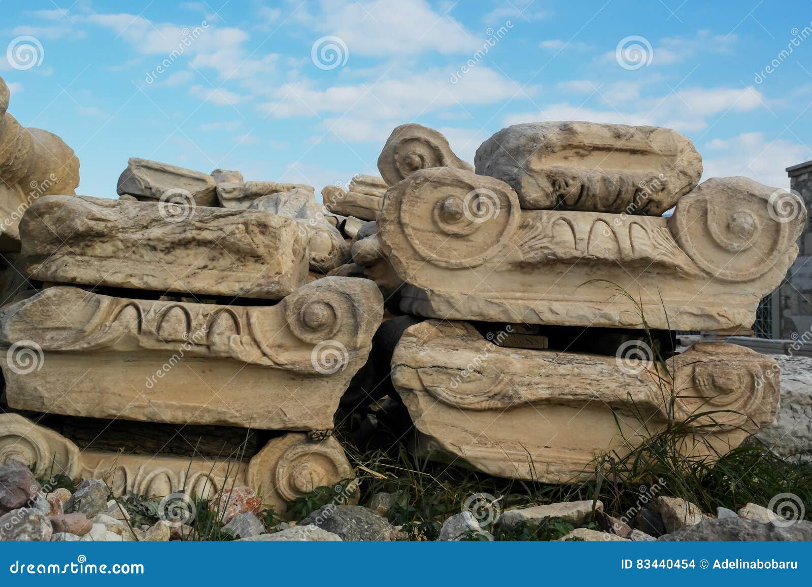 Ancient greek stones stock photo. Image of acropolis - 83440454