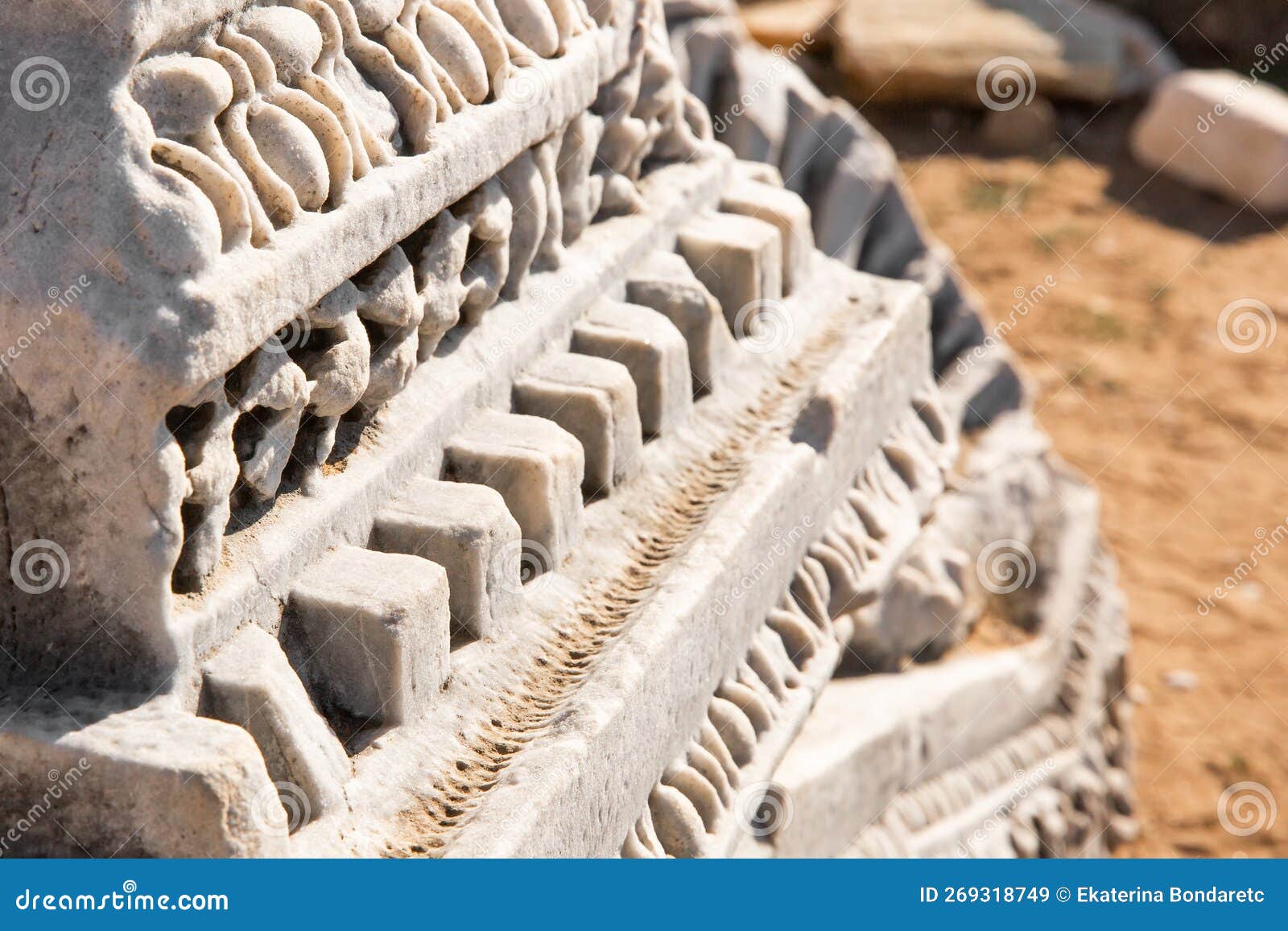 Ancient Greek Style, Curly Architectural Element, Repeating Pattern ...