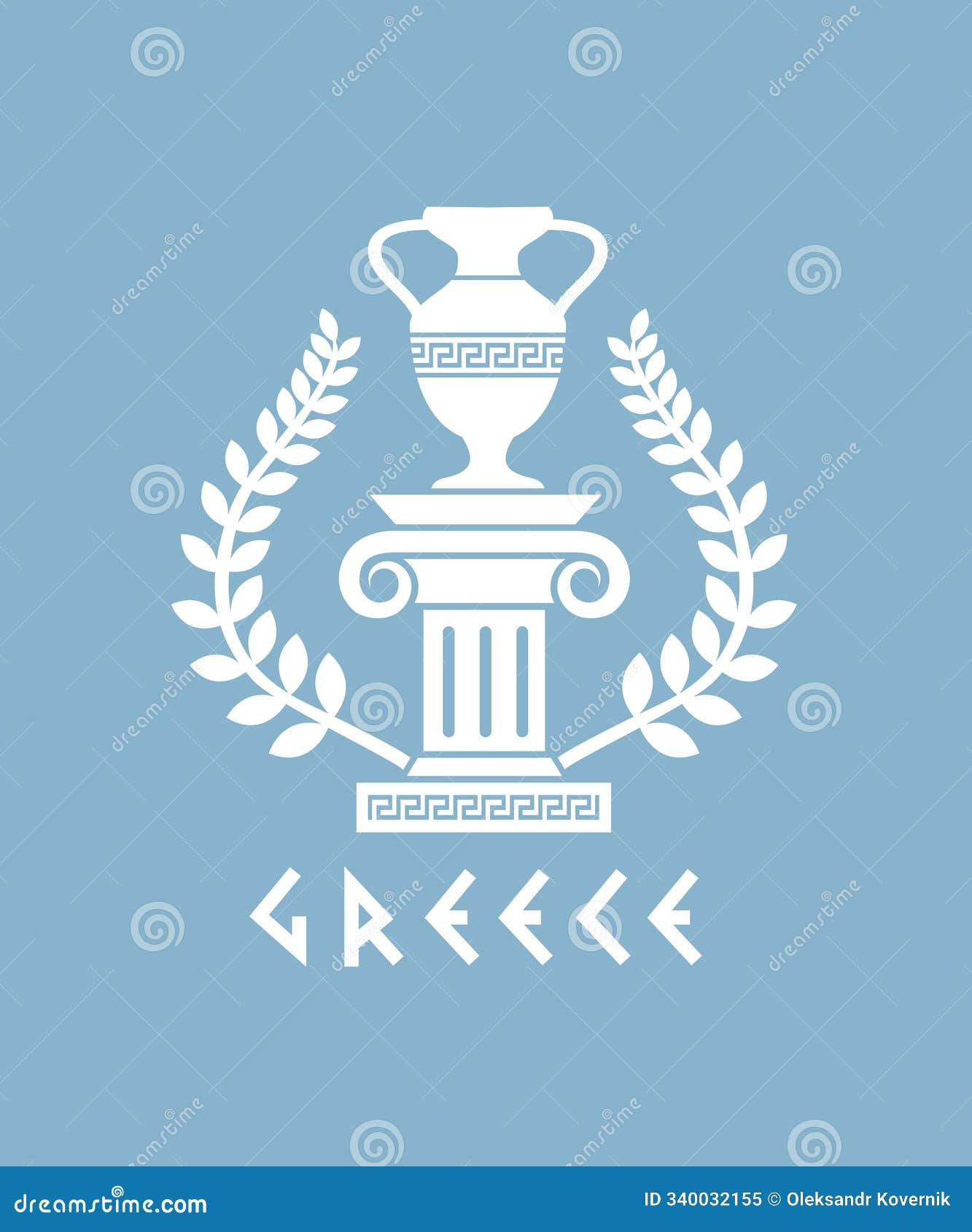 Ancient greek symbol stock illustration. Illustration of ancient ...