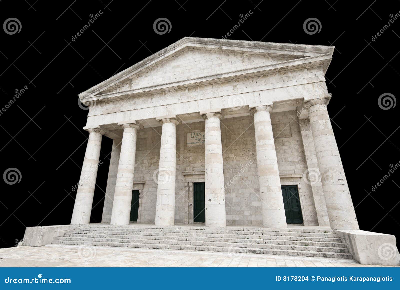 Ancient Greek temple stock photo. Image of architecture - 8178204