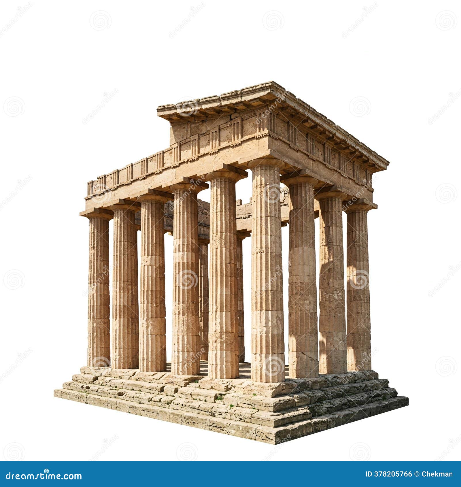 Doric Order Column Capital Showing Abacus And Echinus Architectural ...