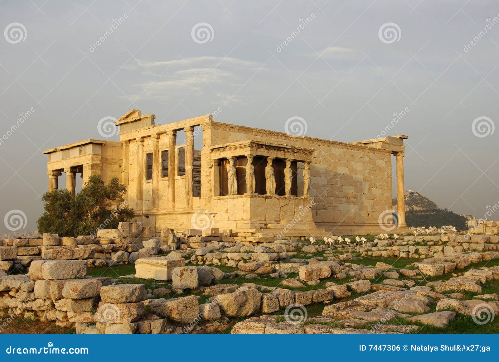 Ancient Greek Temple Erehteion Stock Images by Megapixl