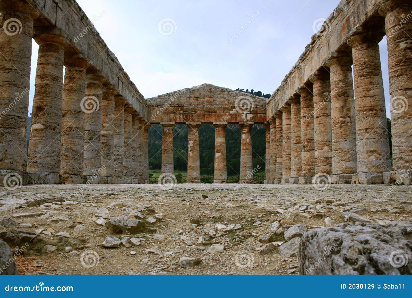 Ancient Greek Temple. Segesta Stock Image - Image of beautiful, segesta ...