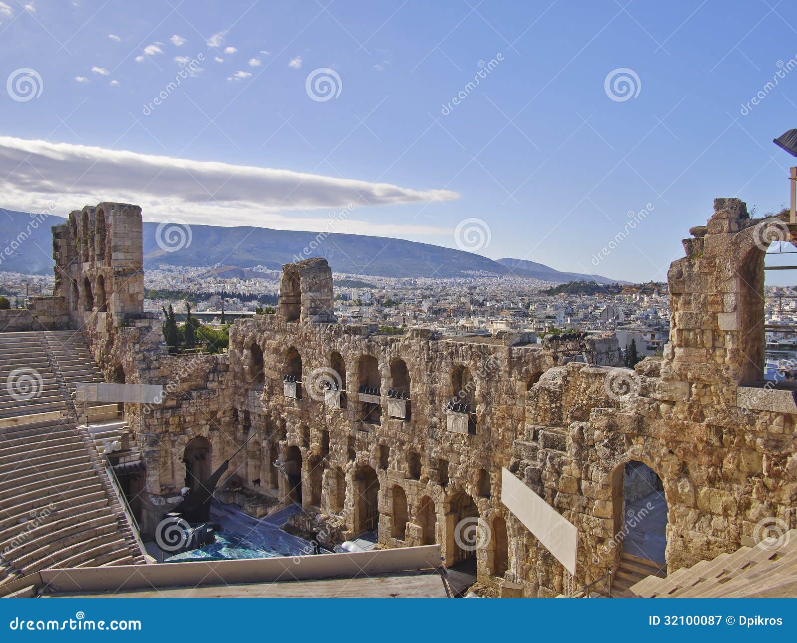 Ancient Greek Theatre Under Acropolis of Athens Stock Image - Image of ... Ancient Greek Theatre Under Acropolis of Athens Stock Image - Image of ...