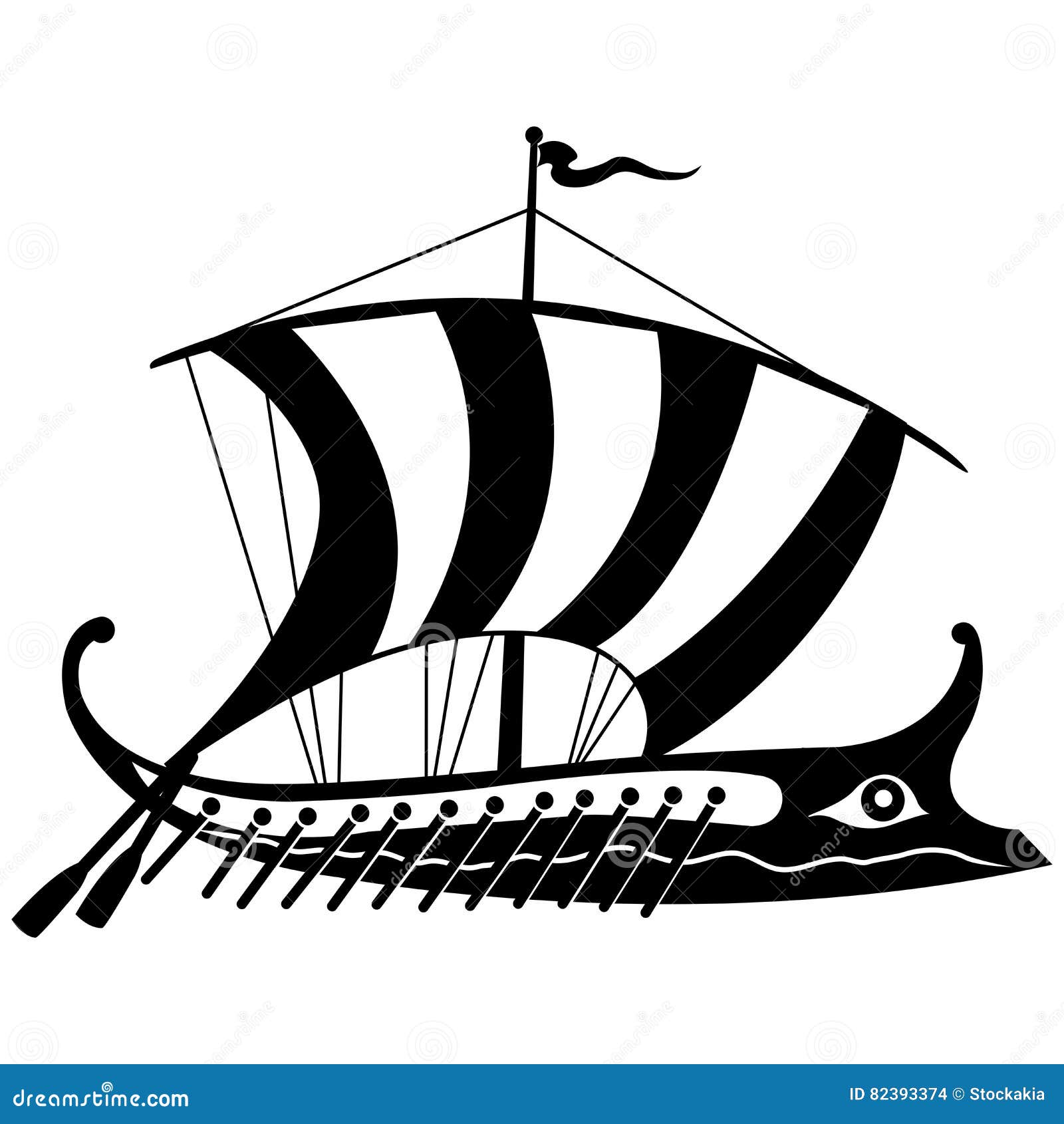 Ancient Greek Trireme Stock Illustrations – 687 Ancient Greek Trireme ...