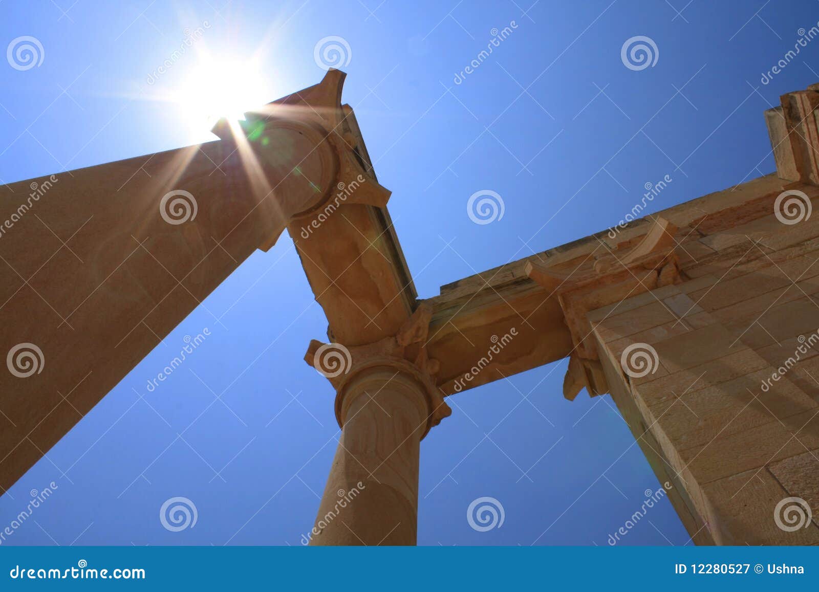 Ancient Greek walls stock image. Image of details, aechinus - 12280527