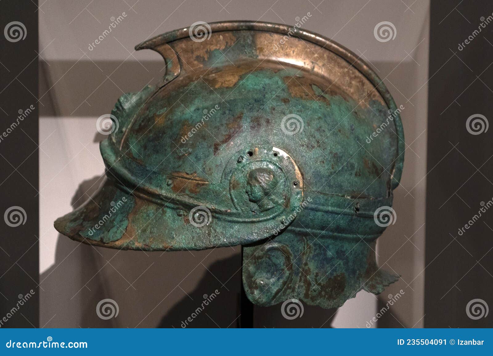 Old Greek Helmet And Armor From Bronze Age, Found Near Heraklion ...