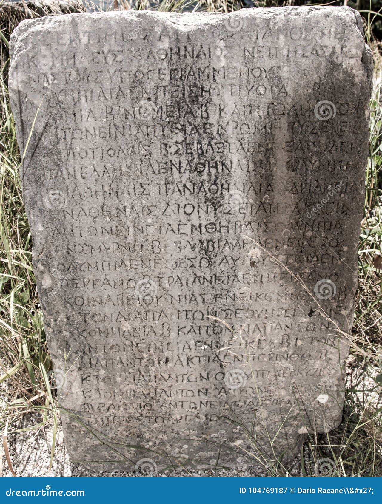 Ancient Greek writing stock image. Image of greece, handmade - 104769187