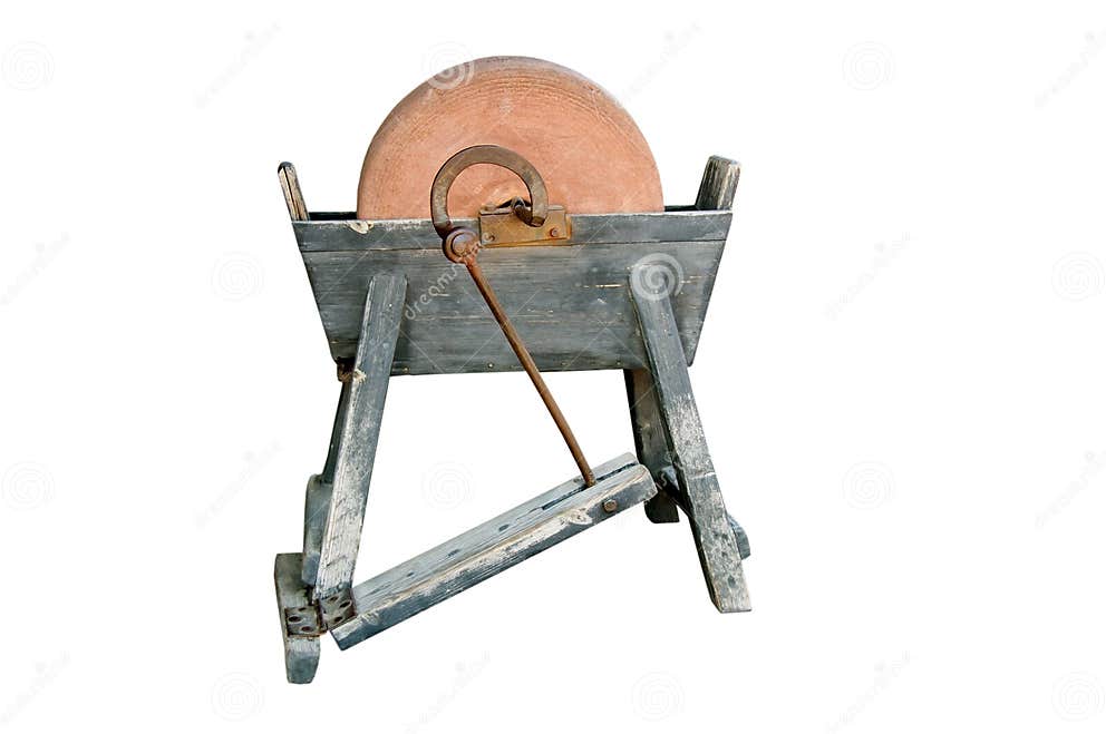 Ancient grindstone stock photo. Image of grindstone, weapons - 56800778
