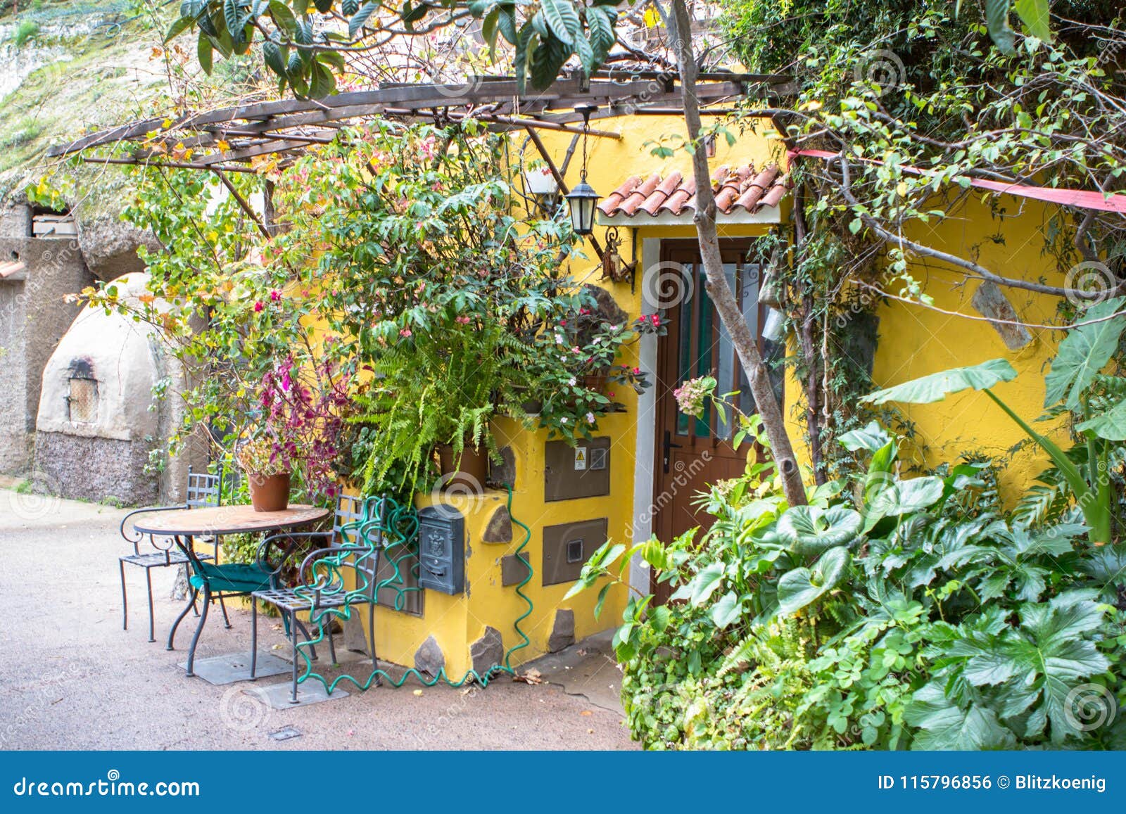 Guanches Village on Gran Canaria Stock Photo - Image of atlantic ...