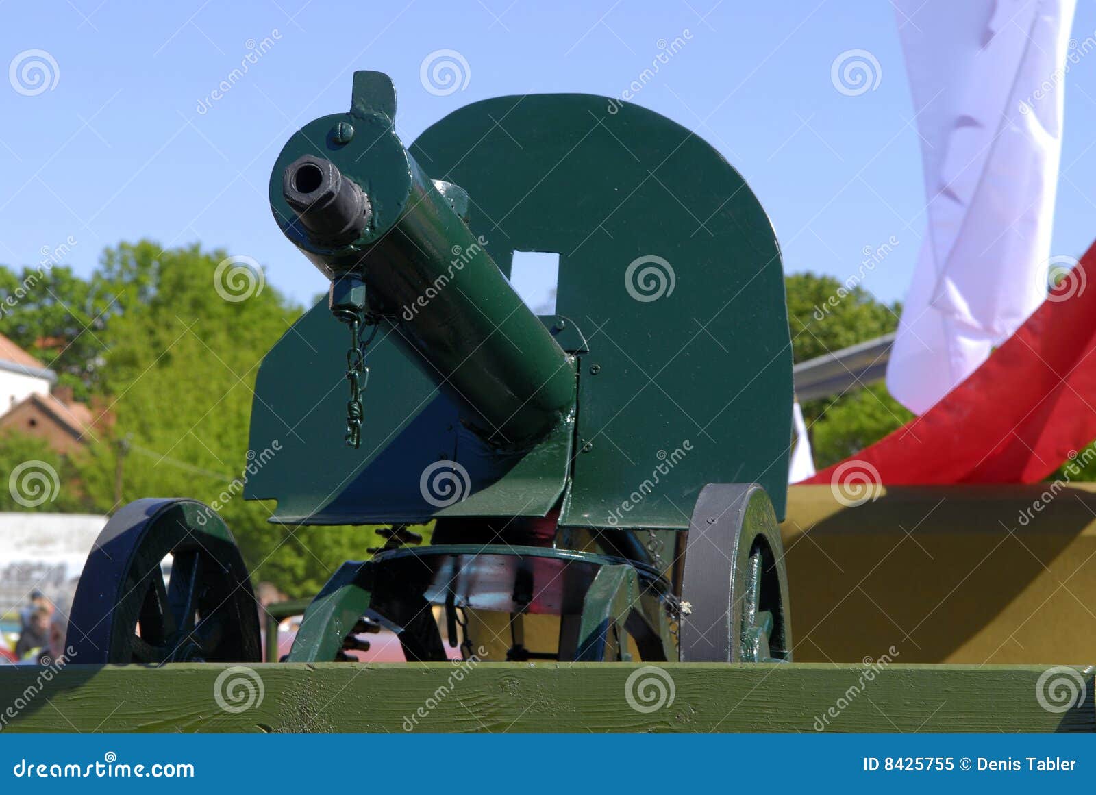 Ancient gun stock image. Image of plant, isolated, landscape - 8425755