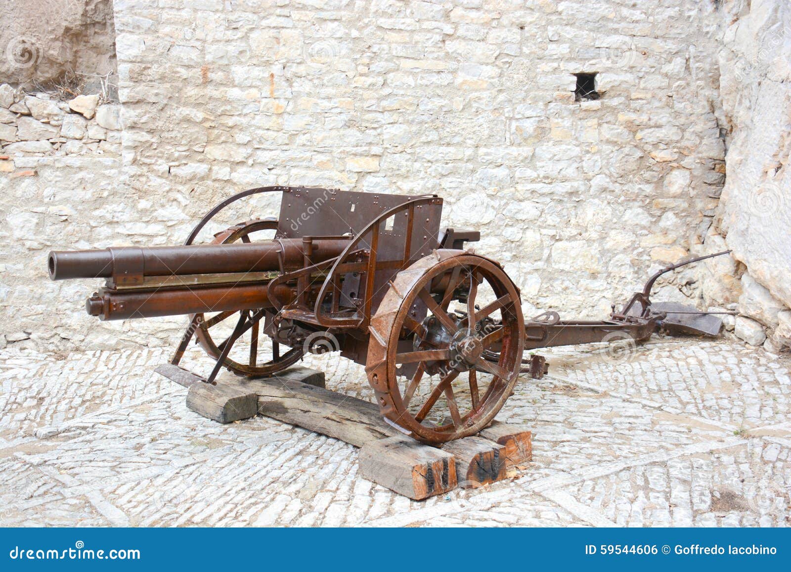 Ancient gun 3 stock photo. Image of castle, cannon, weapons - 59544606