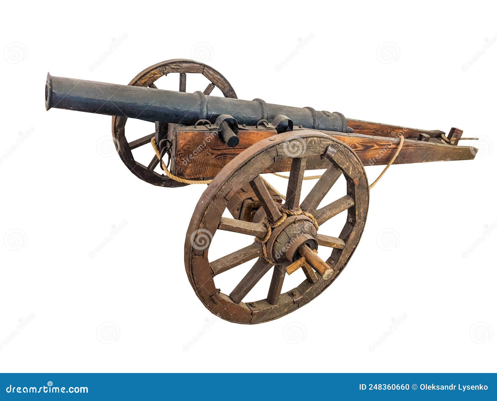 Ancient gun cannon stock photo. Image of historical - 248360660