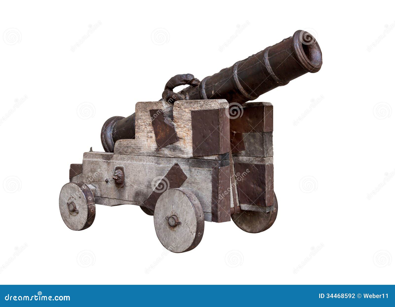 Ancient gun stock photo. Image of history, bronze, military - 34468592