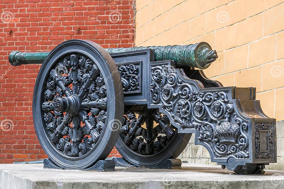 Ancient Gun stock photo. Image of military, copper, ancient - 48436652