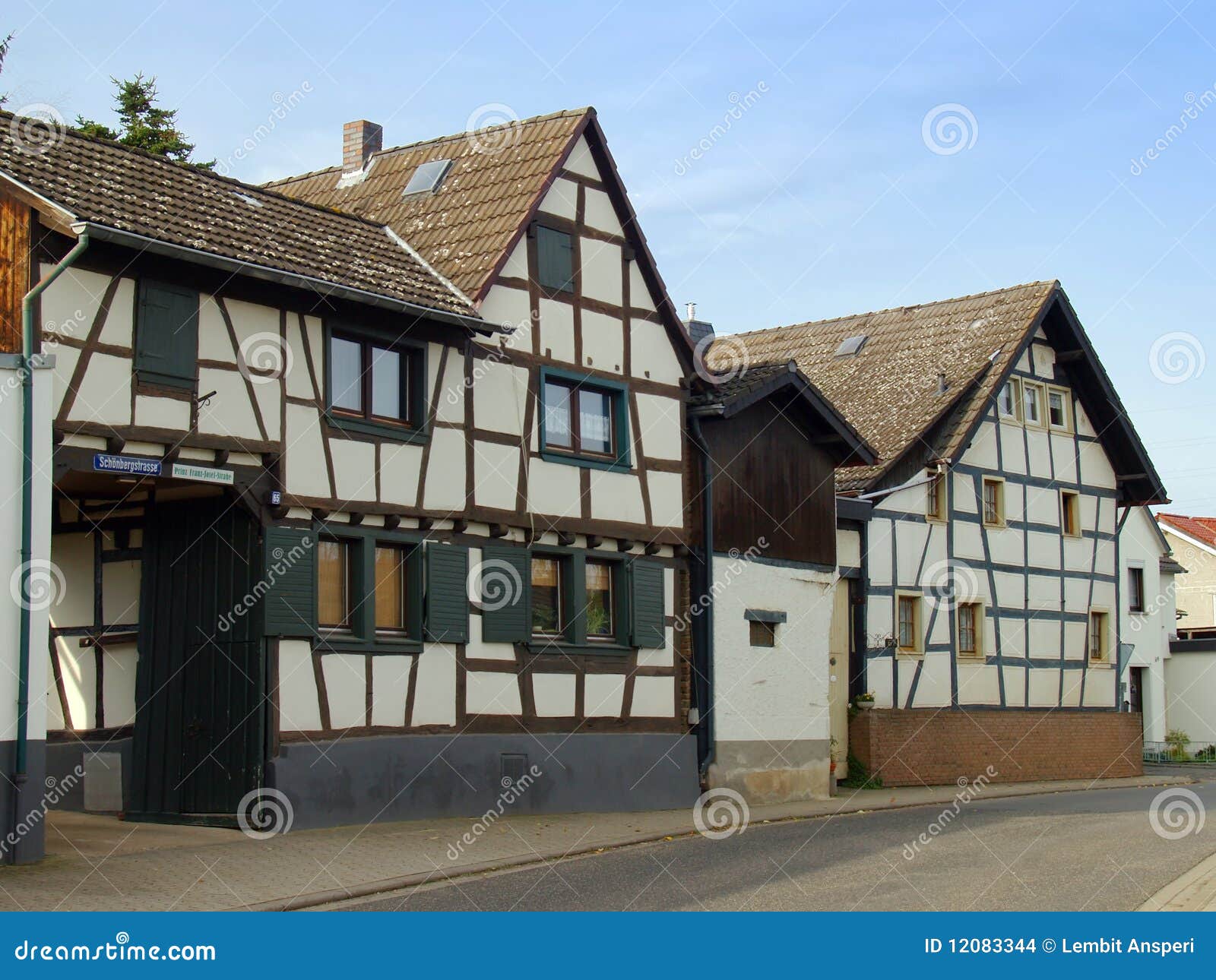 Ancient Half-Timbered House in Germany Stock Photo - Image of built ...
