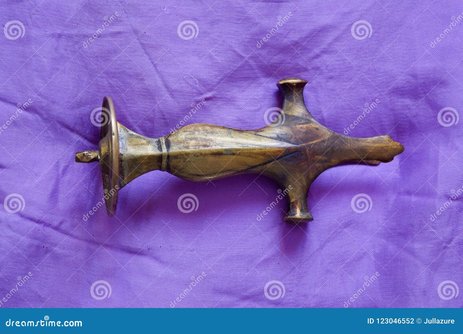 An Ancient Handle from a Saber Close Up. Beautiful Antique Handle ...