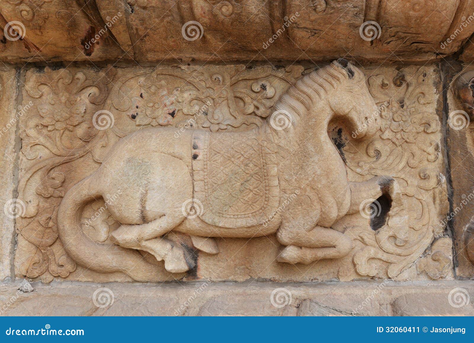 Ancient Heritage Horse Sculpture Stock Image - Image of legend, horse ...