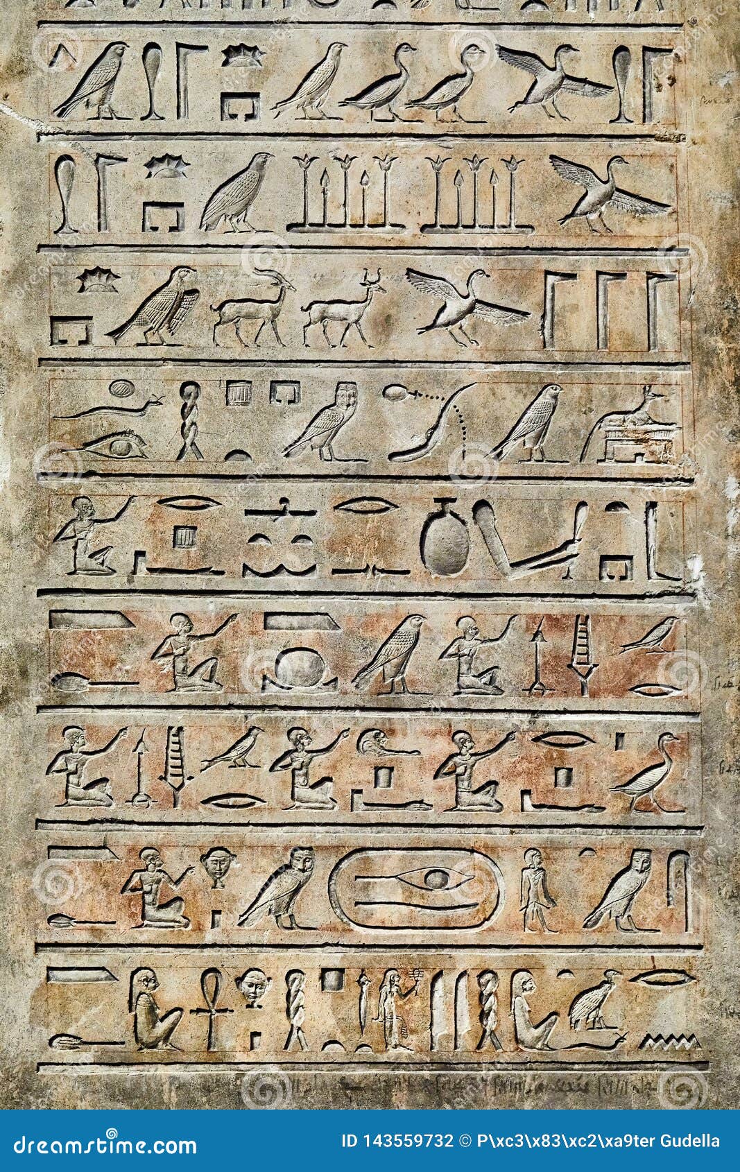 Ancient Hieroglyphic Script Stock Photo - Image of civilization, carved ...