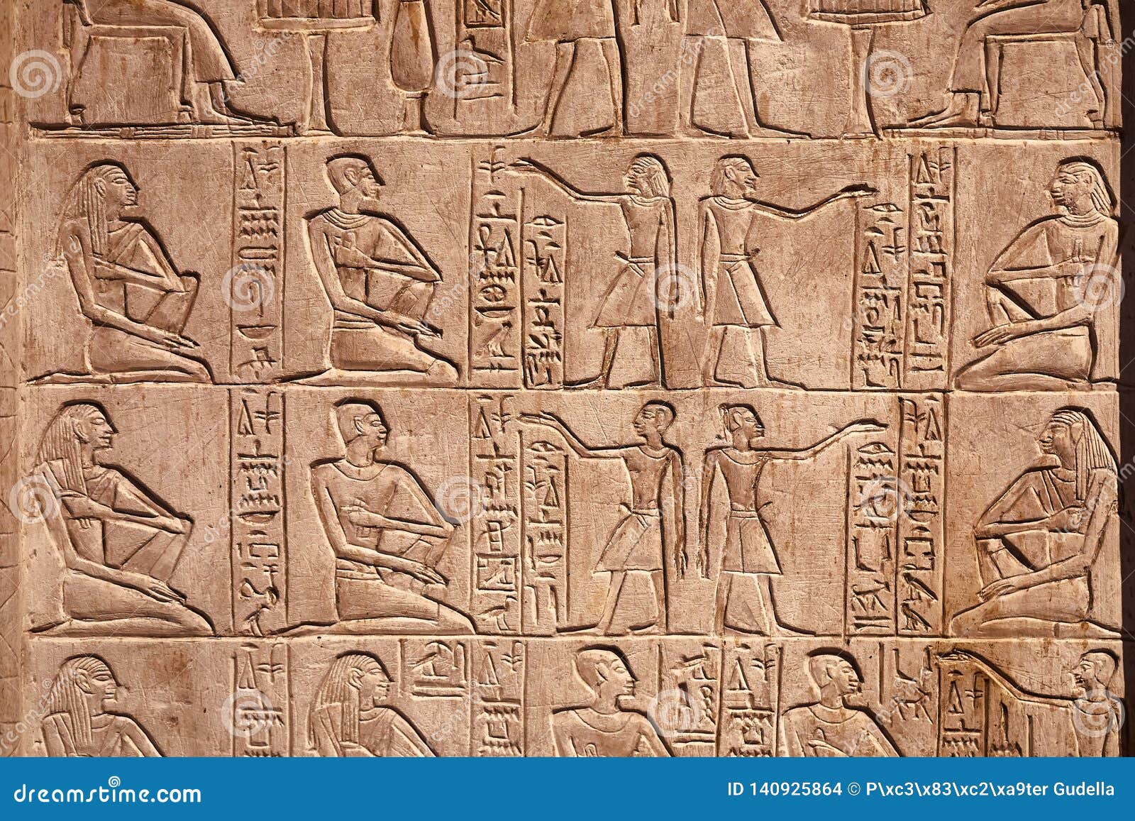 Ancient Hieroglyphic Script Stock Photo - Image of culture ...