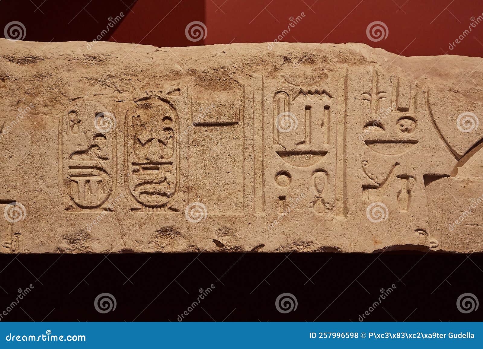 Ancient Hieroglyphic Script Stock Photo - Image of artwork, stone ...