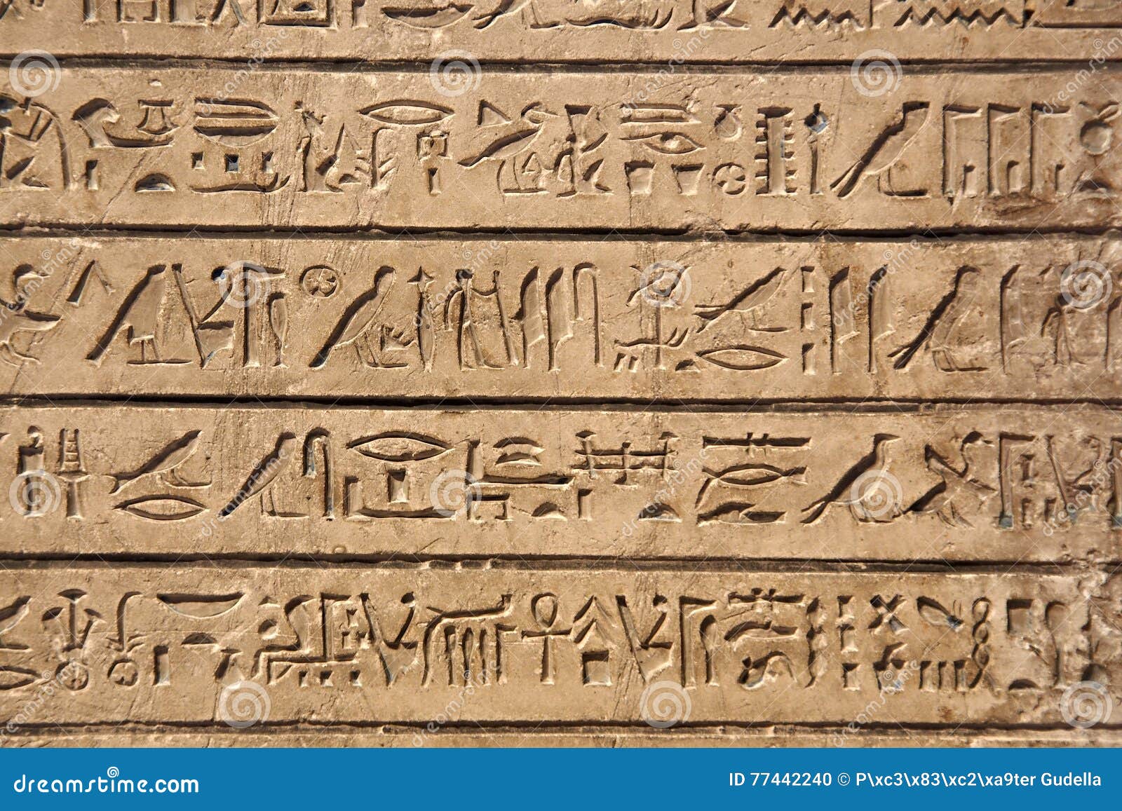 Ancient Hieroglyphic Script Stock Photo - Image of history, hieroglyph ...