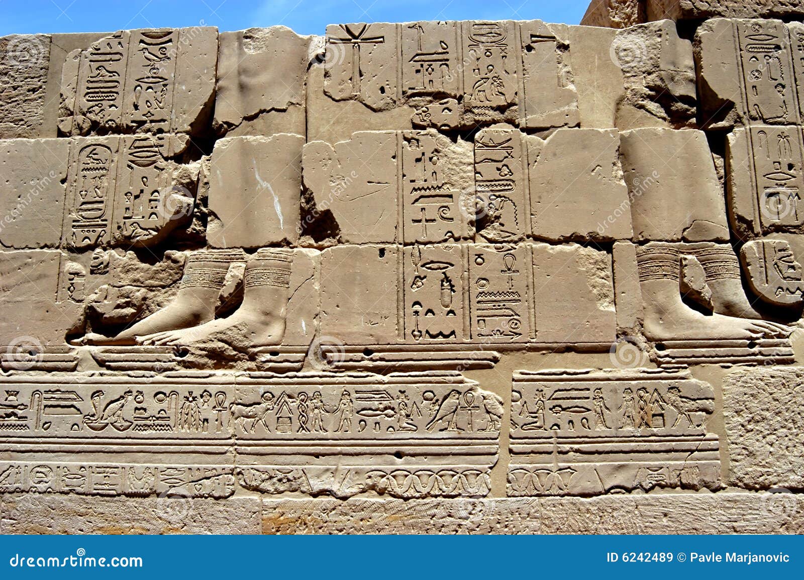 Ancient hieroglyphics stock image. Image of philae, rock - 6242489