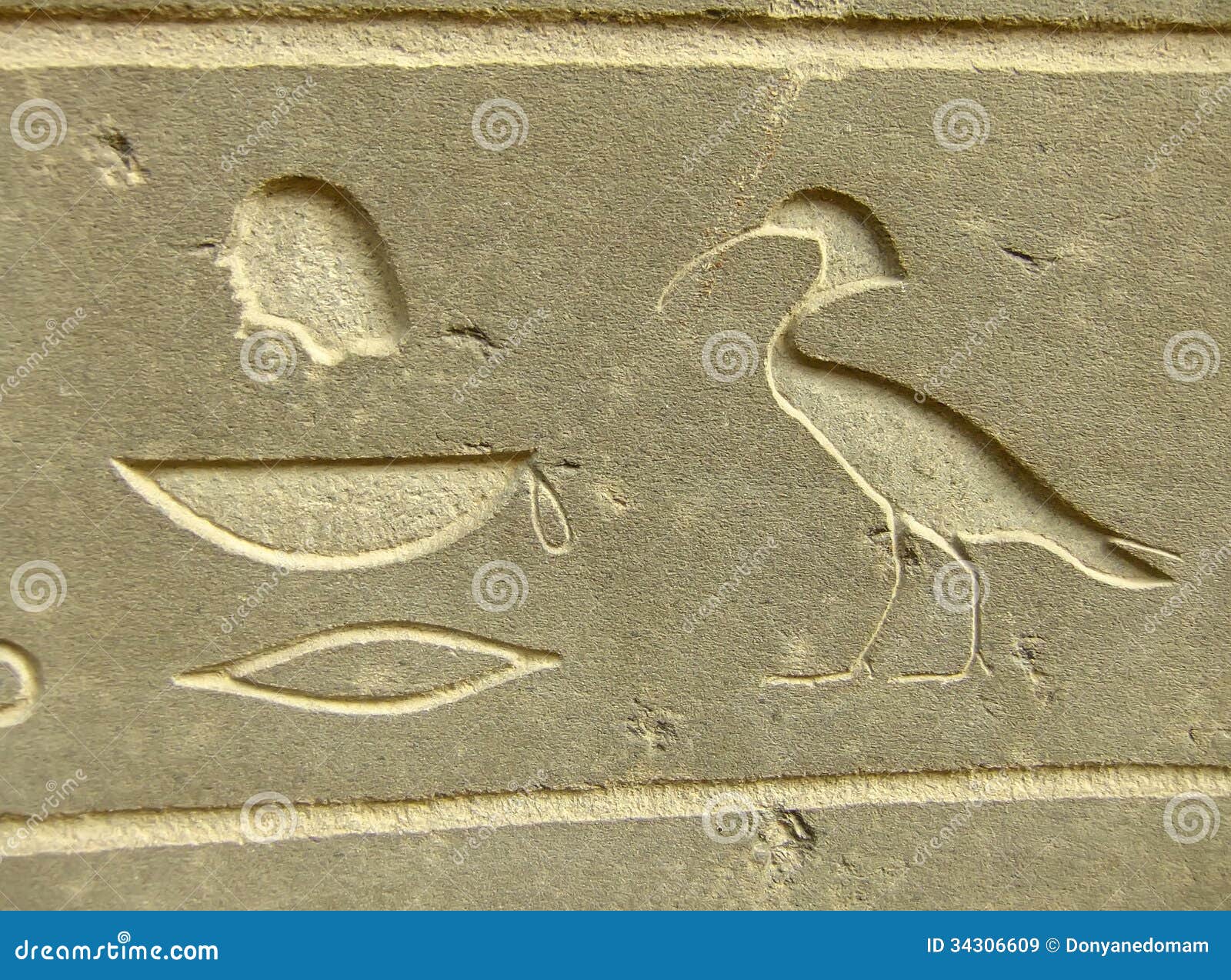 Ancient Hieroglyphics On Display Outside Egyptian Museum Cairo Editorial Stock Image Image Of