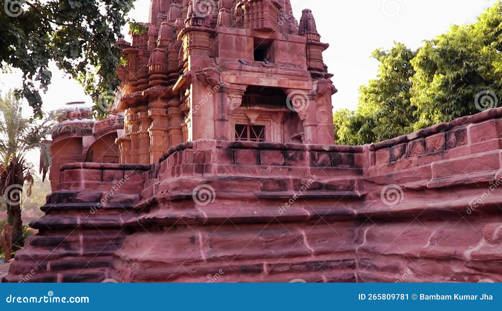 Ancient Hindu Temple Top Architecture from Different Angle at Day Stock ...
