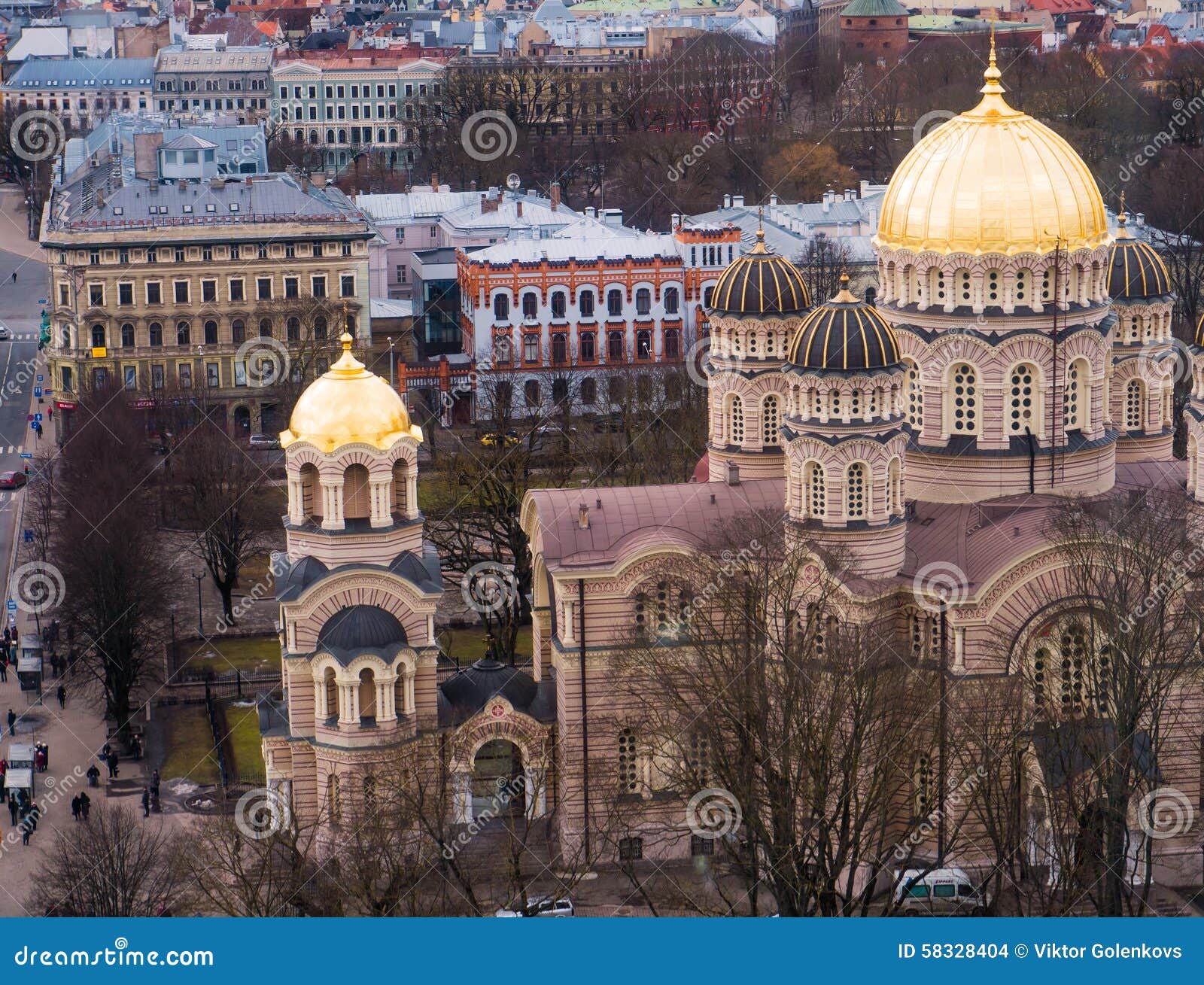 Ancient and Historic Buildings at Riga Editorial Stock Image - Image of ...
