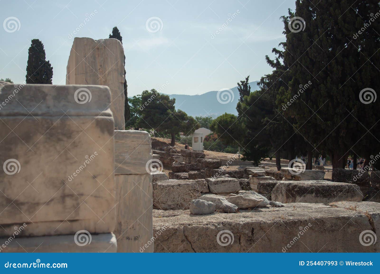 Ancient and Historic Stones in Acropolis Stock Image - Image of stones ...