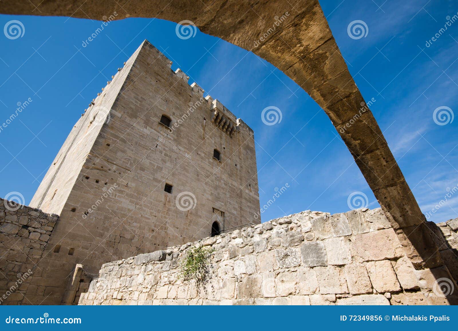 Ancient Historical Castle of Kolossi Limassol Cyprus Stock Photo ...