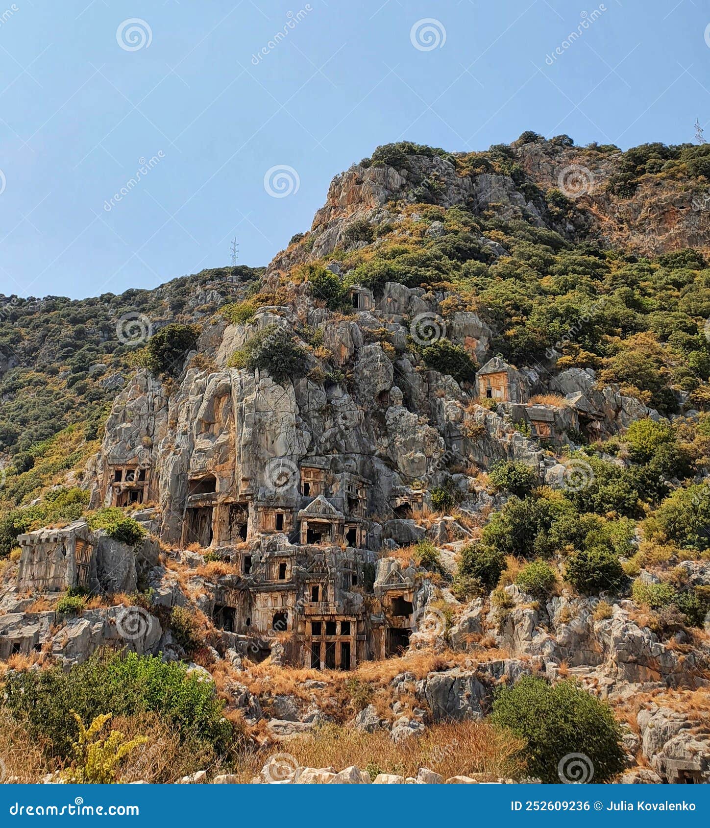 Ancient history of Turkey stock photo. Image of tree - 252609236