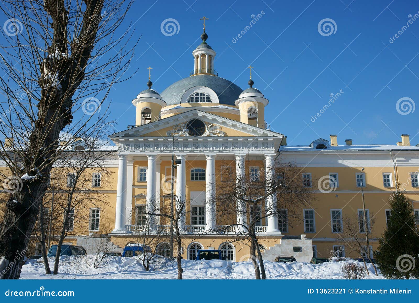 Ancient hospital in Russia stock image. Image of industrial - 13623221