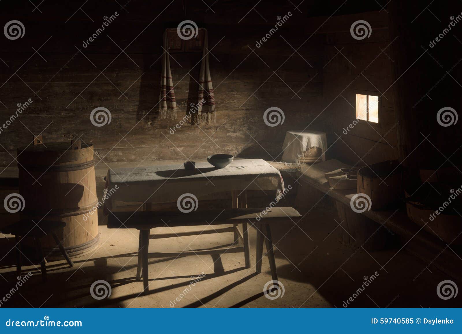 Ancient house interior stock image. Image of retro, novgorod - 59740585