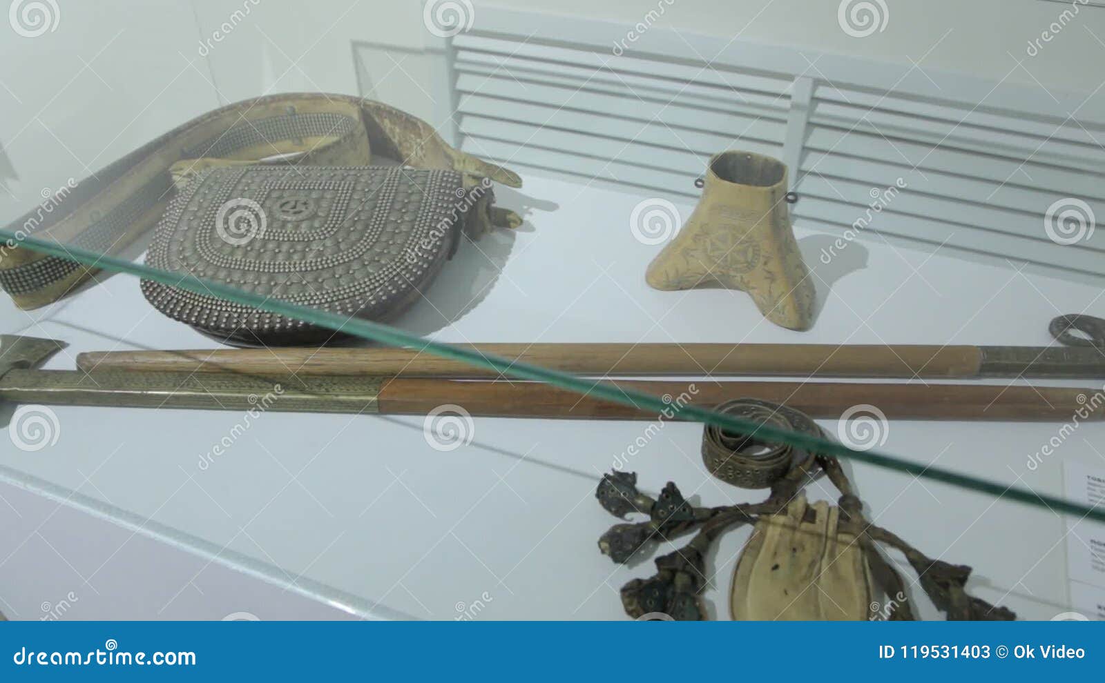 Ancient Hunting Weapons stock video. Video of ancient - 119531403